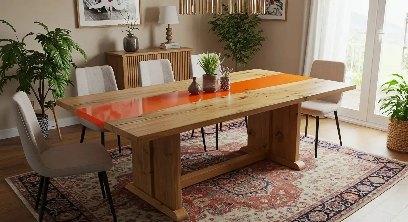 Crafting an Orange Epoxy Table: My Journey and Tips – Resin Society