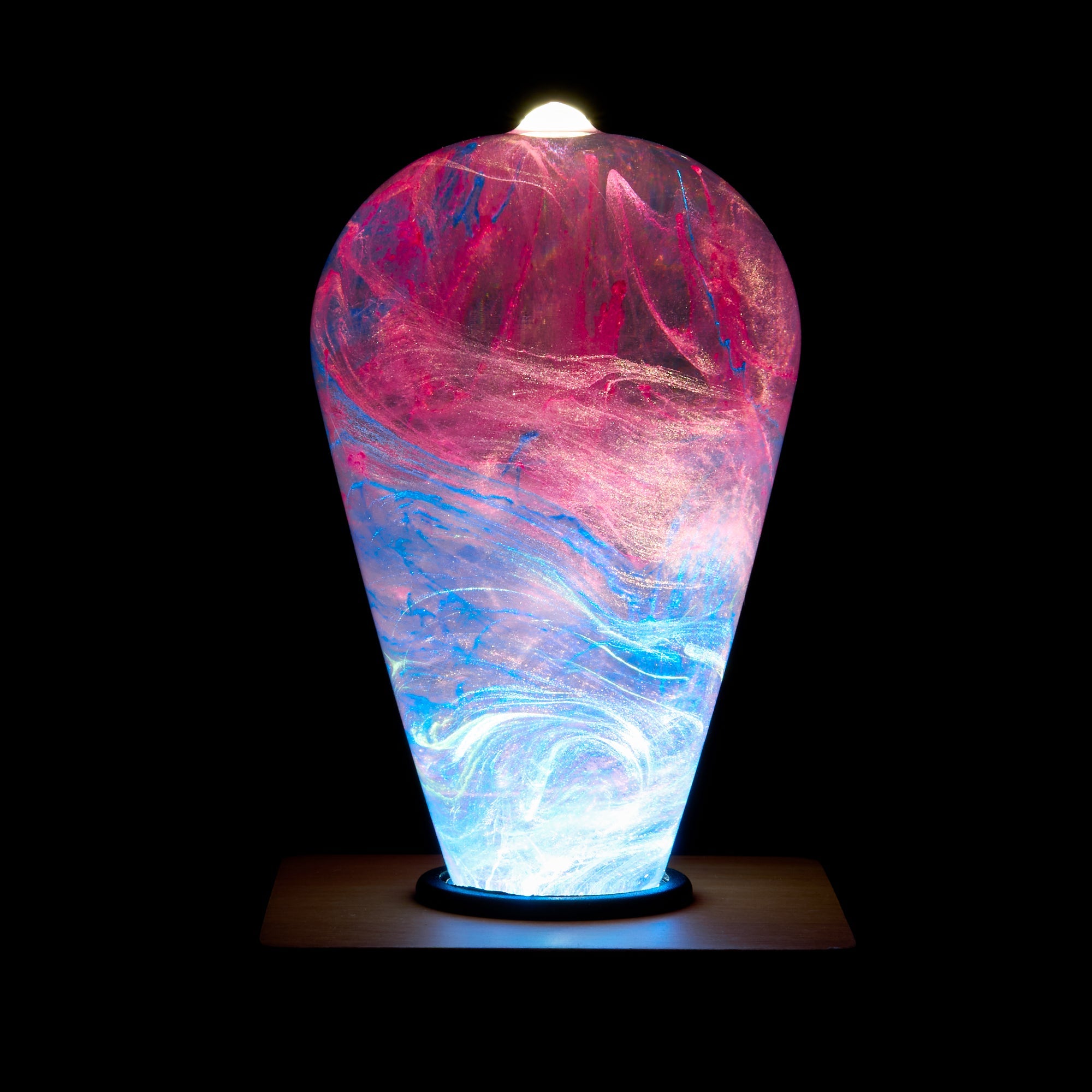 Elsa Light Bulb – Decorative Resin LED Lamp with Crystal Design – Resin ...